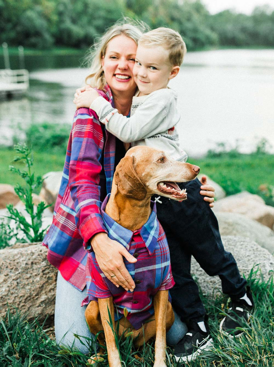 Orchard Flannel by Dog Threads | Matching Flannels for Dog and Owner ...